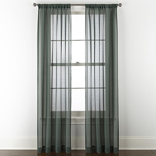 Click here for Home Expressions Remy Solid Rod Pocket Sheer Singl... prices