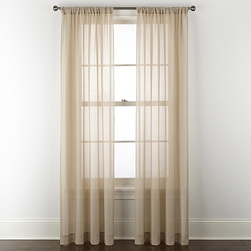 Click here for Home Expressions Remy Solid Rod Pocket Sheer Singl... prices
