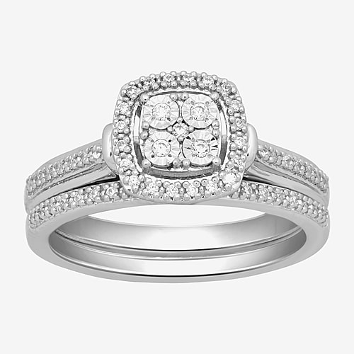 Click here for Surrounded by Love Womens 1/5 CT. Natural White Di... prices