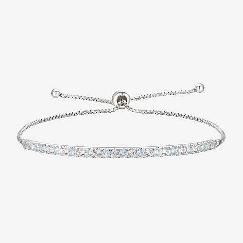 Click here for Gemstone Sterling Silver Bolo Bracelet  One Size... prices