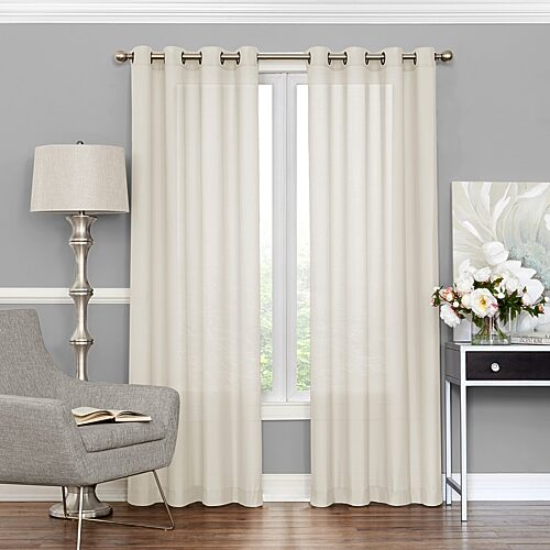 Click here for Eclipse Liberty Grommet Top Sheer Single Curtain P... prices