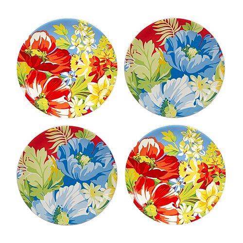 Click here for Certified International Blossom Set of 4 Salad Pla... prices