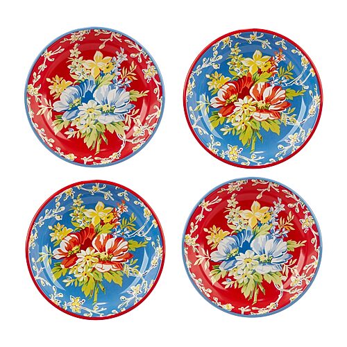 Click here for Certified International Blossom Set of 4 Soup Bowl... prices
