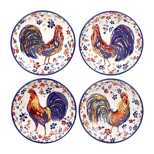 Click here for Certified International Morning Rooster 4-pc. Eart... prices