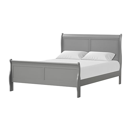 Click here for Burkhart Wood Sleigh Bed  One Size  Gray prices