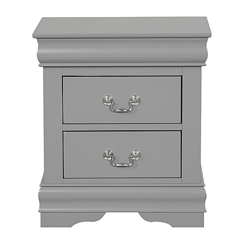 Click here for Burkhart 2-Drawer Nightstand  One Size  Gray prices