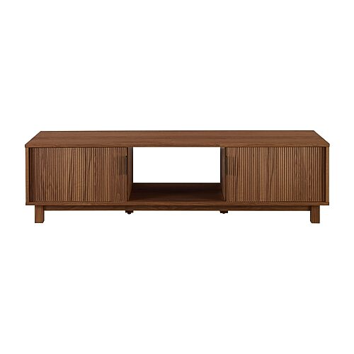 Click here for 58 2 Door Reeded TV Stand  One Size  Brown prices
