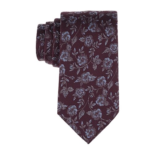 Click here for Stafford Rennie Floral Tie  One Size  Red prices