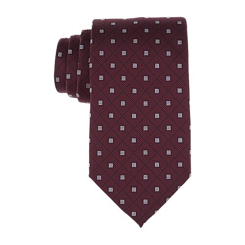 Click here for Stafford Rozett Neat Chevron Tie  One Size  Red prices