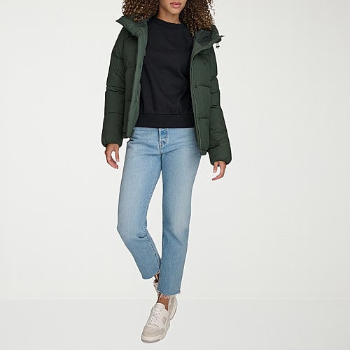 Click here for Dockers Womens Midweight Jacket  Large  Green prices