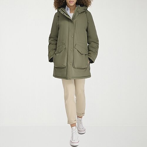 Click here for Dockers Womens Hooded Water Resistant Midweight Pa... prices
