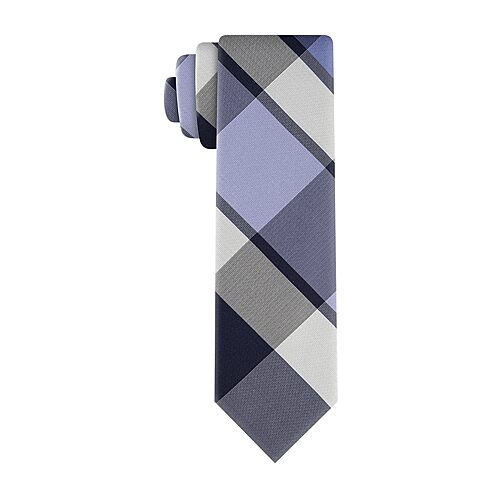 Click here for J. Ferrar Plaid Tie  One Size  Blue prices