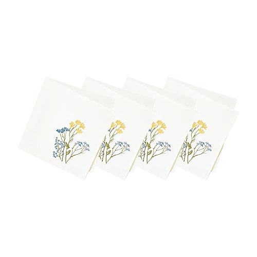 Click here for Lenox Wildflowers Bordered 4 Pack Napkins  One Siz... prices