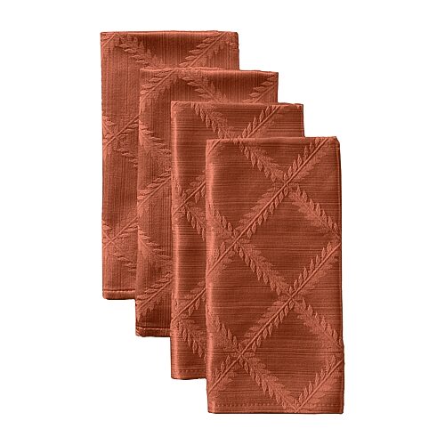 Click here for Lenox Laurel Leaf 4 Pack Napkins  One Size  Brown prices