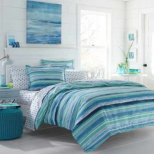 Click here for Poppy & Fritz Alex Bedding Collection Stripes Duve... prices