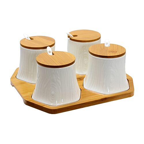 Click here for Elama Spice  Jam and Salsa Ceramic Jars with Lids... prices
