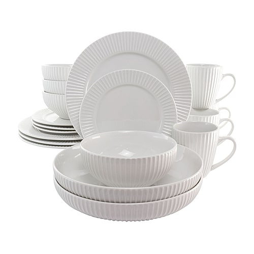 Click here for Elama Elle 18-pc. Dinnerware Set  One Size  White prices
