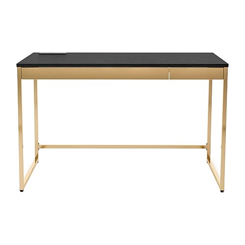 Click here for Callie Wood Drawer Desk  One Size  Black prices