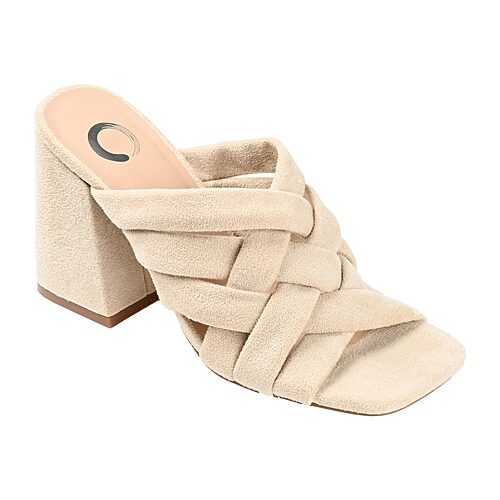 Click here for Journee Collection Dorisa Womens Round Open Toe Bl... prices