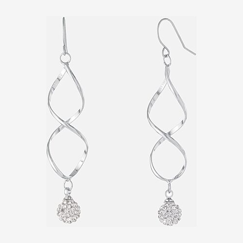 Click here for Sparkle Allure Womens Crystal Pure Silver Over Bra... prices