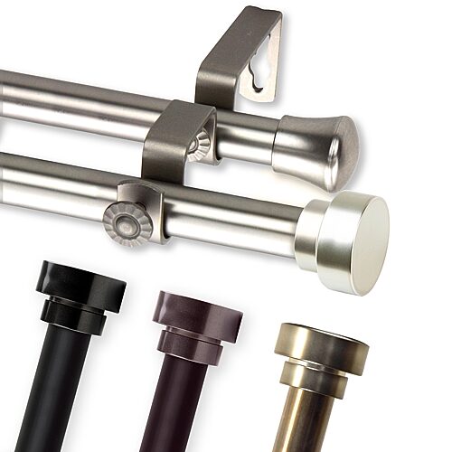 Click here for Rod Desyne Topper Double Curtain Rod  One Size  Si... prices