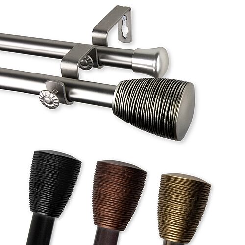 Click here for Rod Desyne Tarzan Double Curtain Rod  One Size  Si... prices