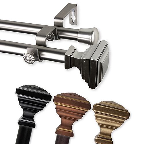Click here for Rod Desyne Eudora Double Curtain Rod  One Size  Si... prices