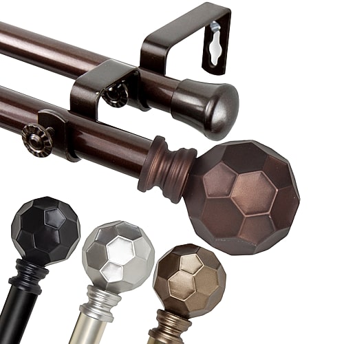 Click here for Rod Desyne Christiano Double Curtain Rod  One Size... prices