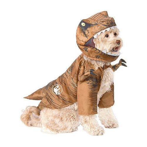 T-Rex Dog 2-pc. Costume  Small  Brown