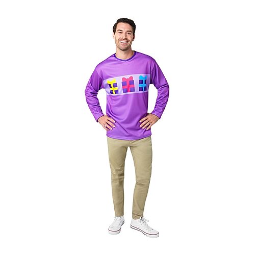 Click here for Mens Joe Costume  Large  Purple prices