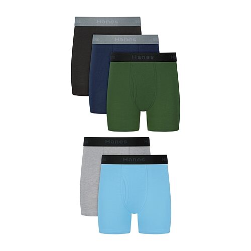Click here for Hanes Big Kid Boys 5 Pack Boxer Briefs Bu3bd5  Lar... prices