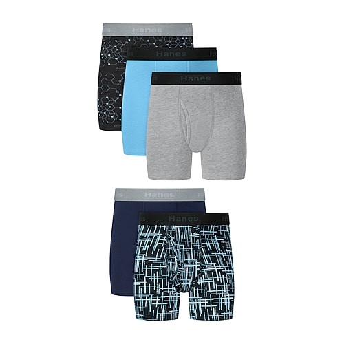 Click here for Hanes Big Kid Boys 5 Pack Boxer Briefs Bu3bp5  X-l... prices