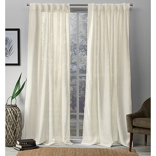 Click here for Exclusive Home Curtains Bella Tab Top Sheer Set of... prices