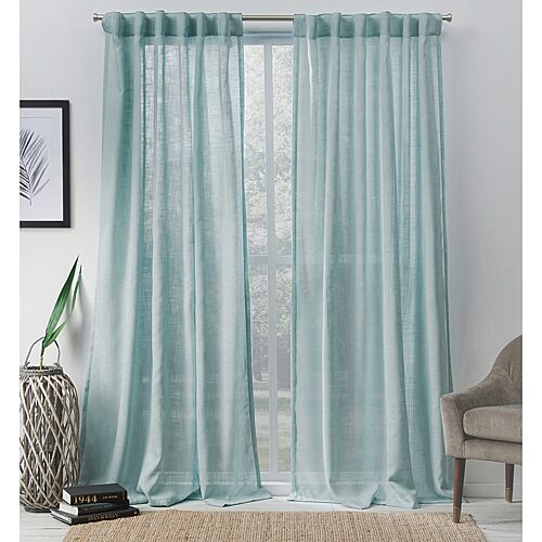 Click here for Exclusive Home Curtains Bella Tab Top Sheer Set of... prices