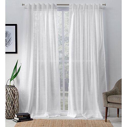 Click here for Exclusive Home Curtains Bella Tab Top Sheer Set of... prices