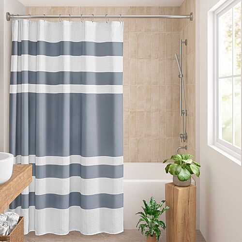Click here for Madison Park Spa Waffle 3M Scotchgard Shower Curta... prices