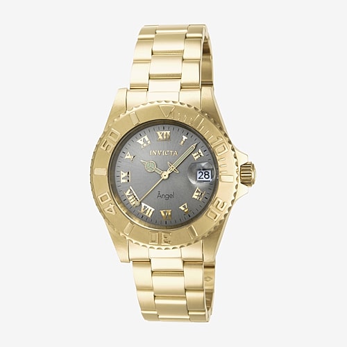 Click here for Invicta Womens 14366 Angel Quartz 3 Hand Light Gre... prices