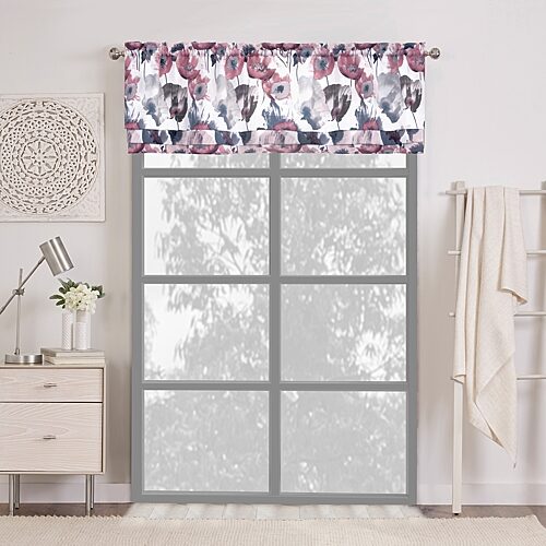 Click here for Achim Poppy Field Rod Pocket Valance  One Size  Pi... prices