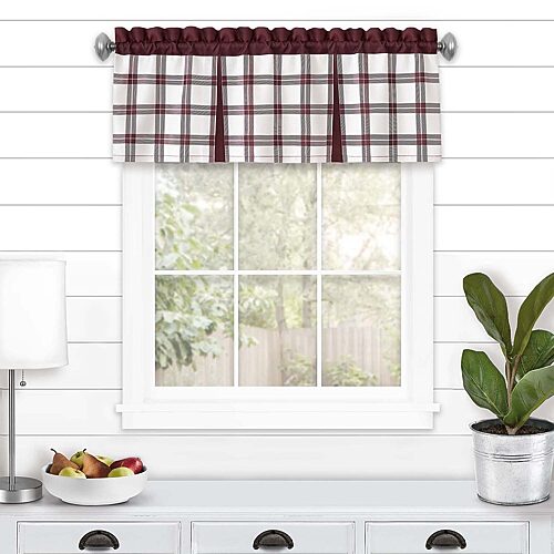 Click here for Achim Tate Rod Pocket Tailored Tailored Valance  O... prices