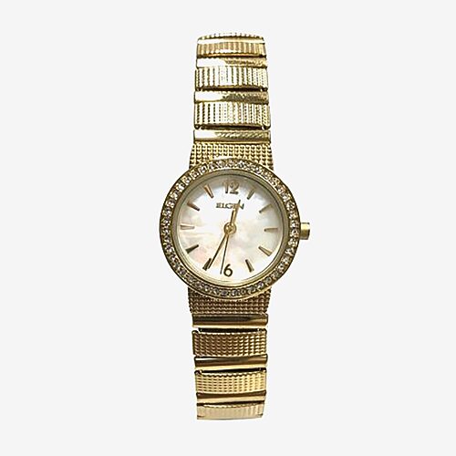 Click here for Elgin Womens Gold Tone Stainless Steel Bracelet Wa... prices