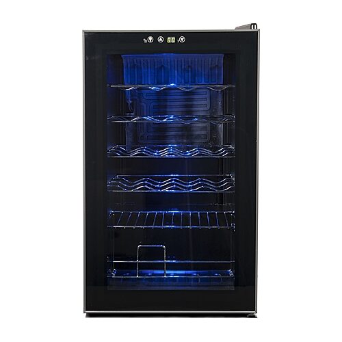 Click here for 24 Bottle Capacity Wine Cellar - Black prices