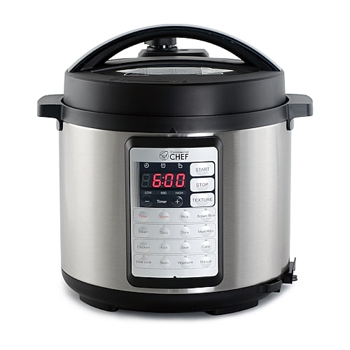 Click here for Commercial Chef Electric Pressure Cooker 6.3 Quart... prices