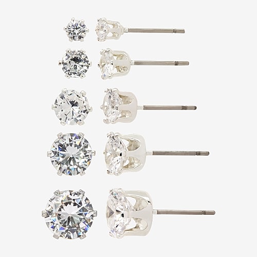 Click here for Sparkle Allure Womens Cubic Zirconia Hypoallergeni... prices