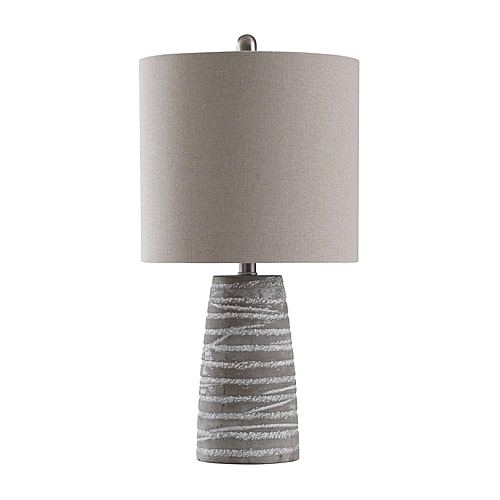Click here for StyleCraft Aaron Table Lamp - Gray prices