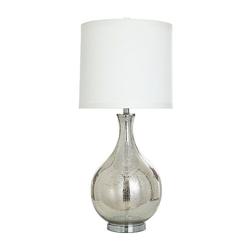 Click here for Stylecraft 16 W Mercury Glass Table Lamp  One Size... prices