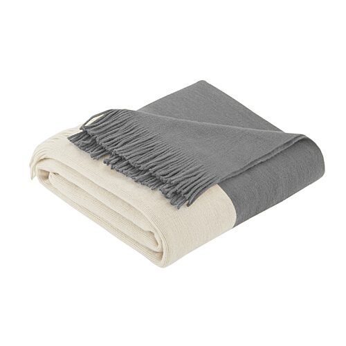 Click here for Ink+Ivy Stockholm Color Block Throw  50 x 60 - Gre... prices