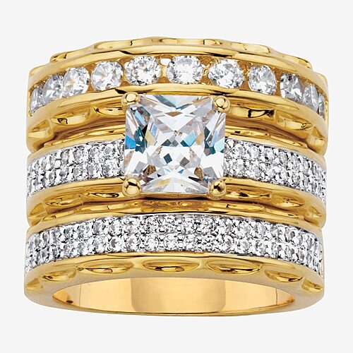 Click here for Womens 3 CT. T.W. Cubic Zirconia 14K Gold Over Bra... prices