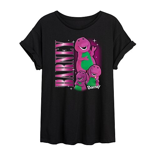 Click here for Barney Tee Womens Juniors Crew Neck Short Sleeve O... prices