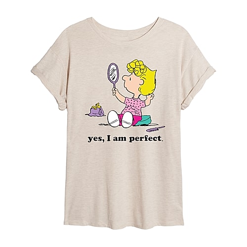 Click here for Sally Yes IM Perfect Womens Juniors Crew Neck Shor... prices
