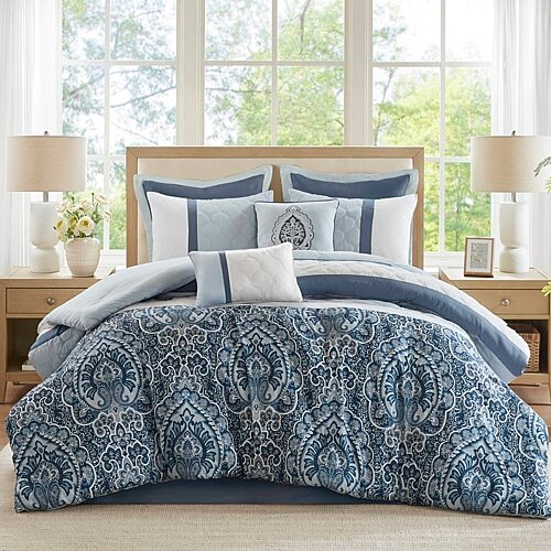 Click here for 510 Design Shawnee 8-Pc. Comforter Set  King - Blu... prices